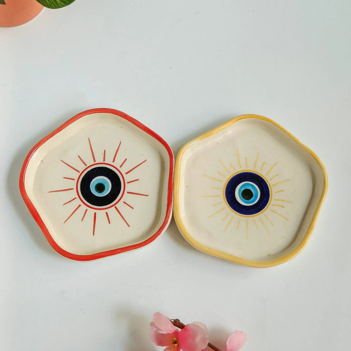 Evil Eye Trinket Plates (Single Pc) – karigreh